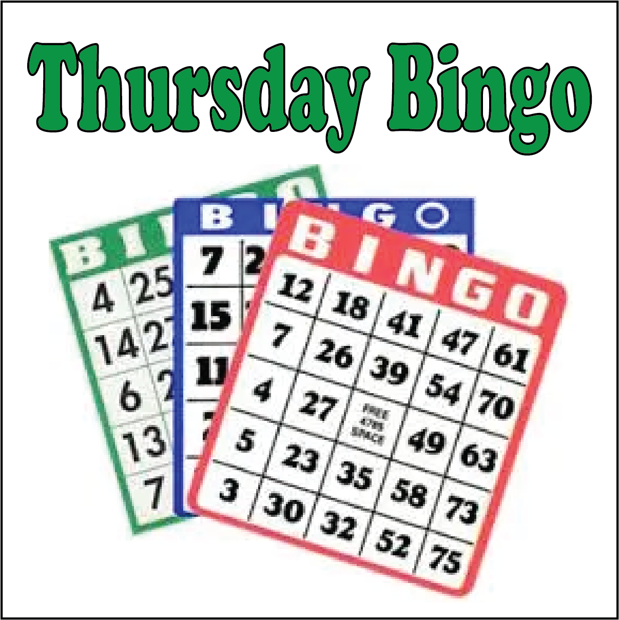 Thursday – BingoPlanner